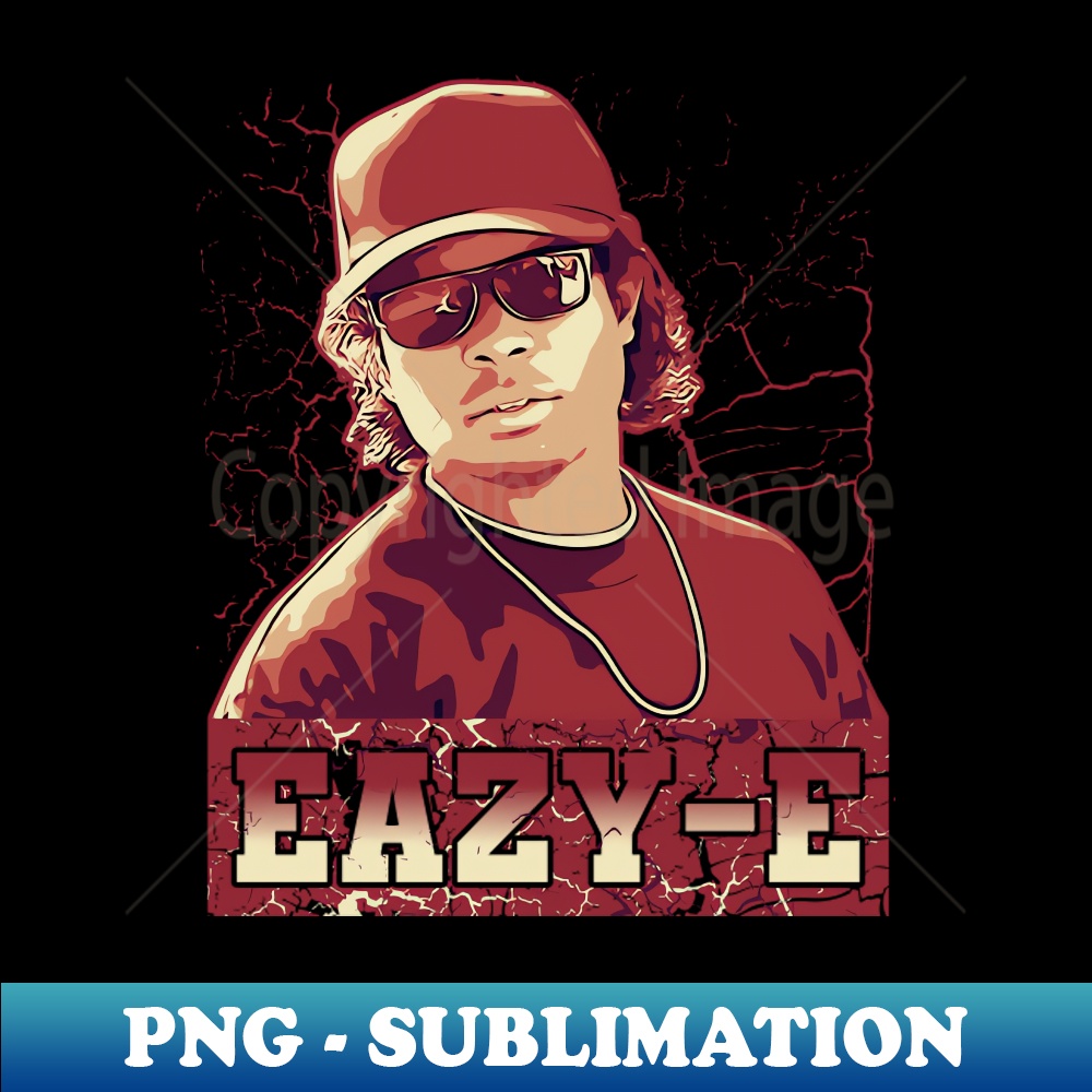 Eazy-E Rapper style - Exclusive PNG Sublimation Download - | Inspire Uplift