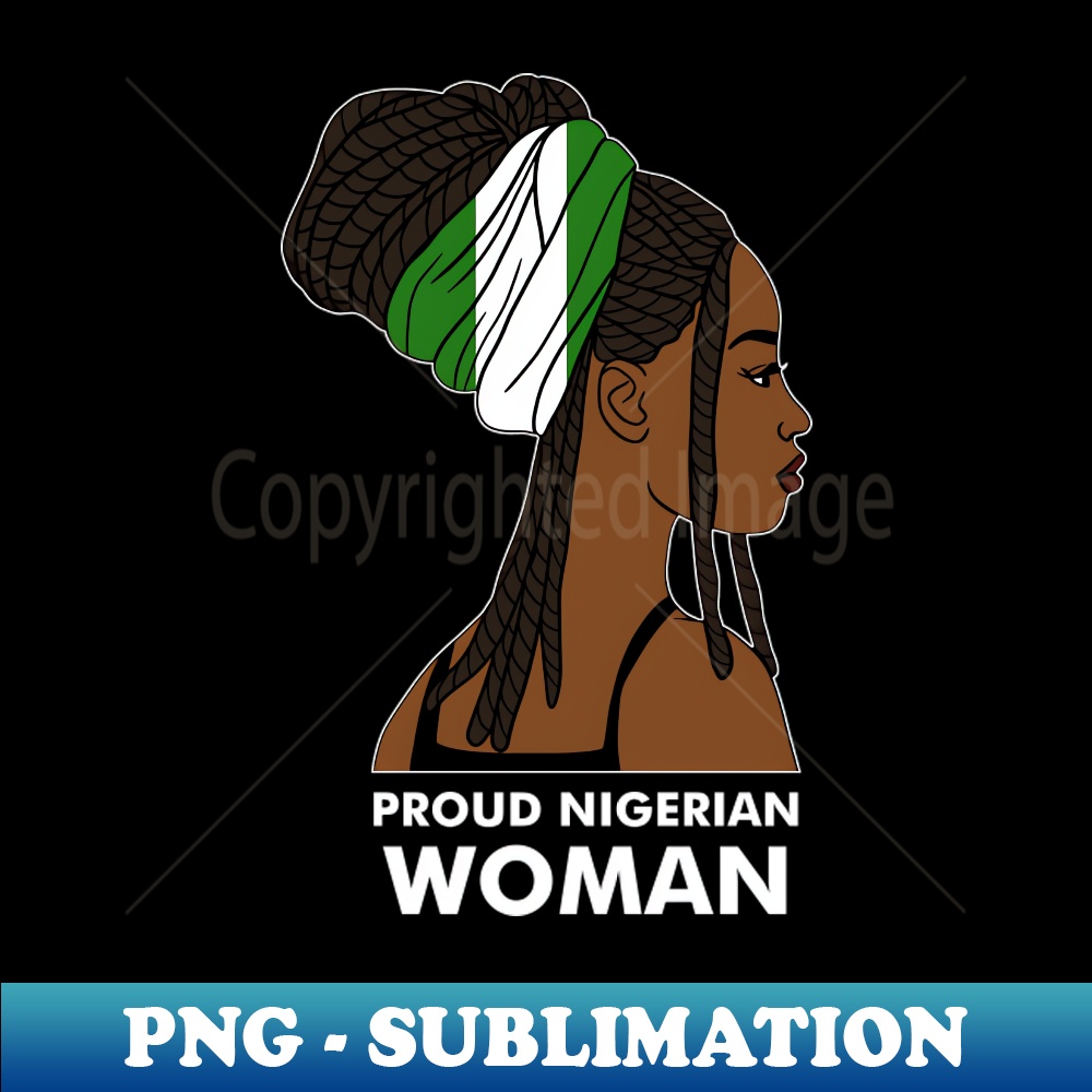 Proud Nigerian Woman Nigeria Flag African - High-Resolution - Inspire ...