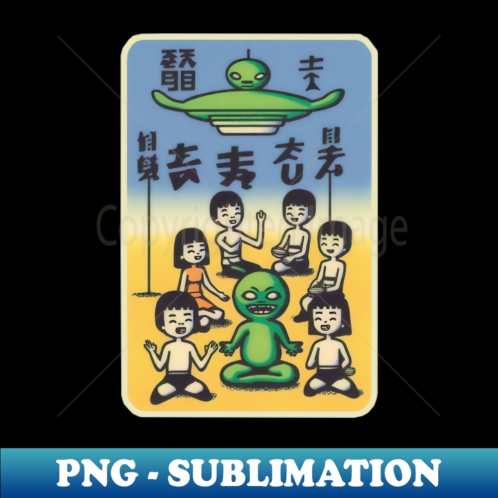 Retro Anime Alien School Kids Vintage Cartoon - Nostalgic P | Inspire ...