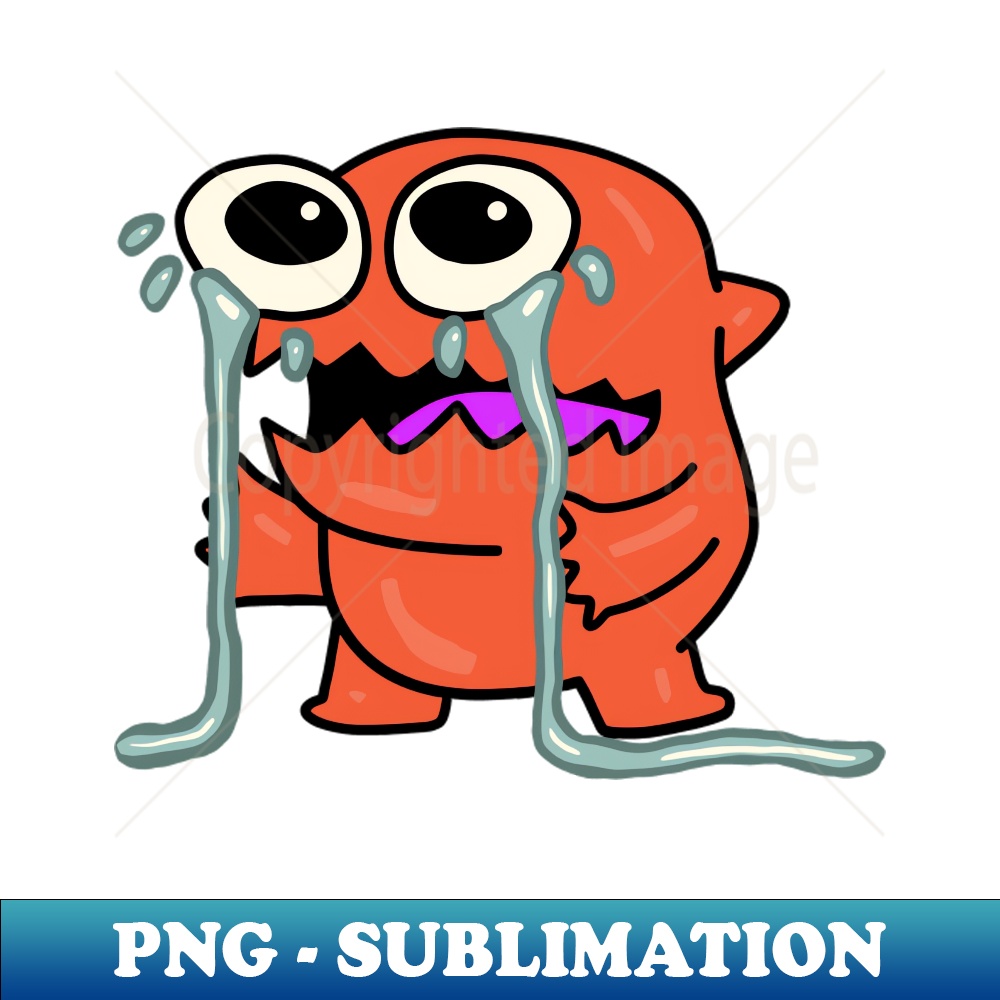 Ugly Crying Monster - Unique Sublimation PNG Download - Crea - Inspire ...