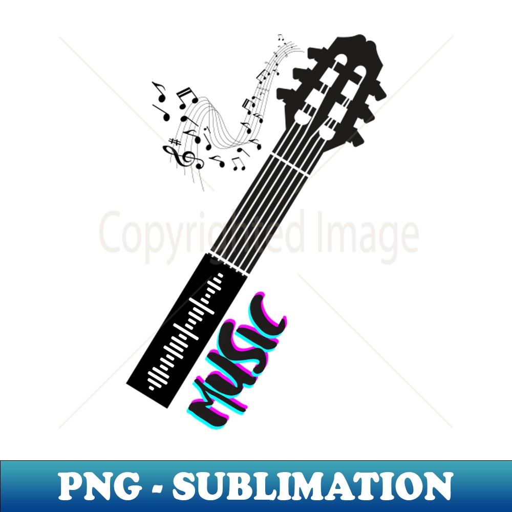 MUSIC CODE Guitar - PNG Sublimation Digital Download - Perfe | Inspire ...