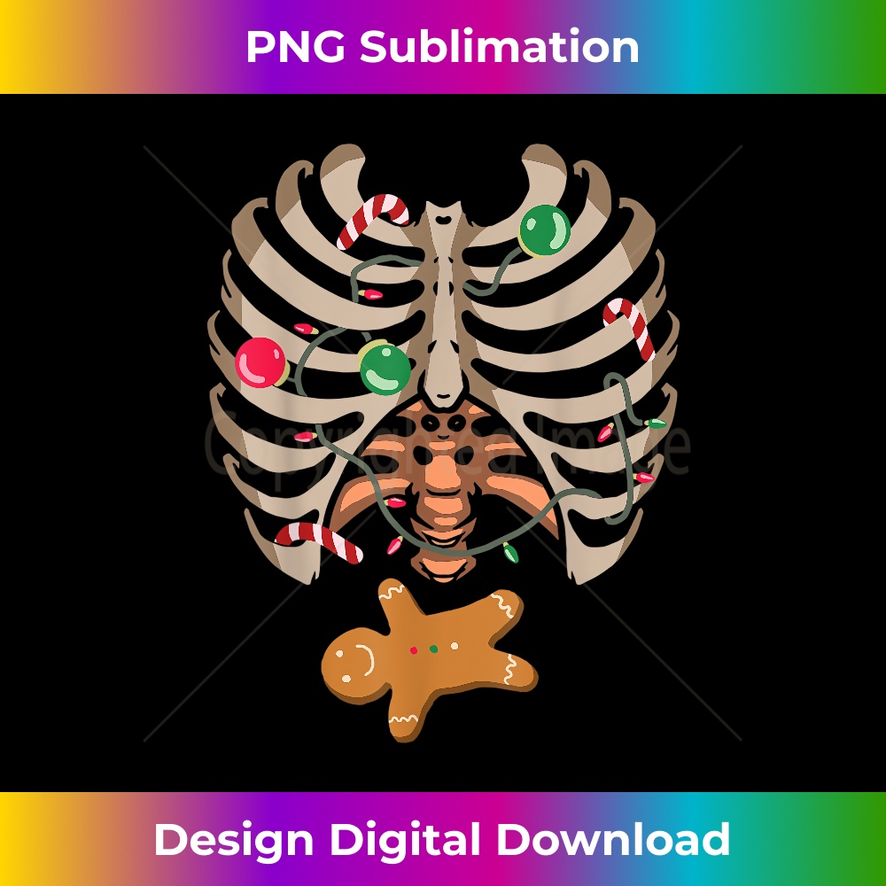 Gingerbread Man X-Ray Skeleton Bones Christmas Tree Li - Bes | Inspire ...