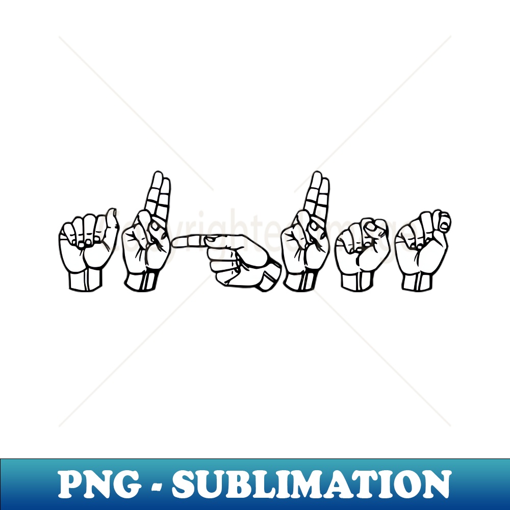 AUGUST ASL Sign Language Design - Exclusive Sublimation Digi | Inspire ...