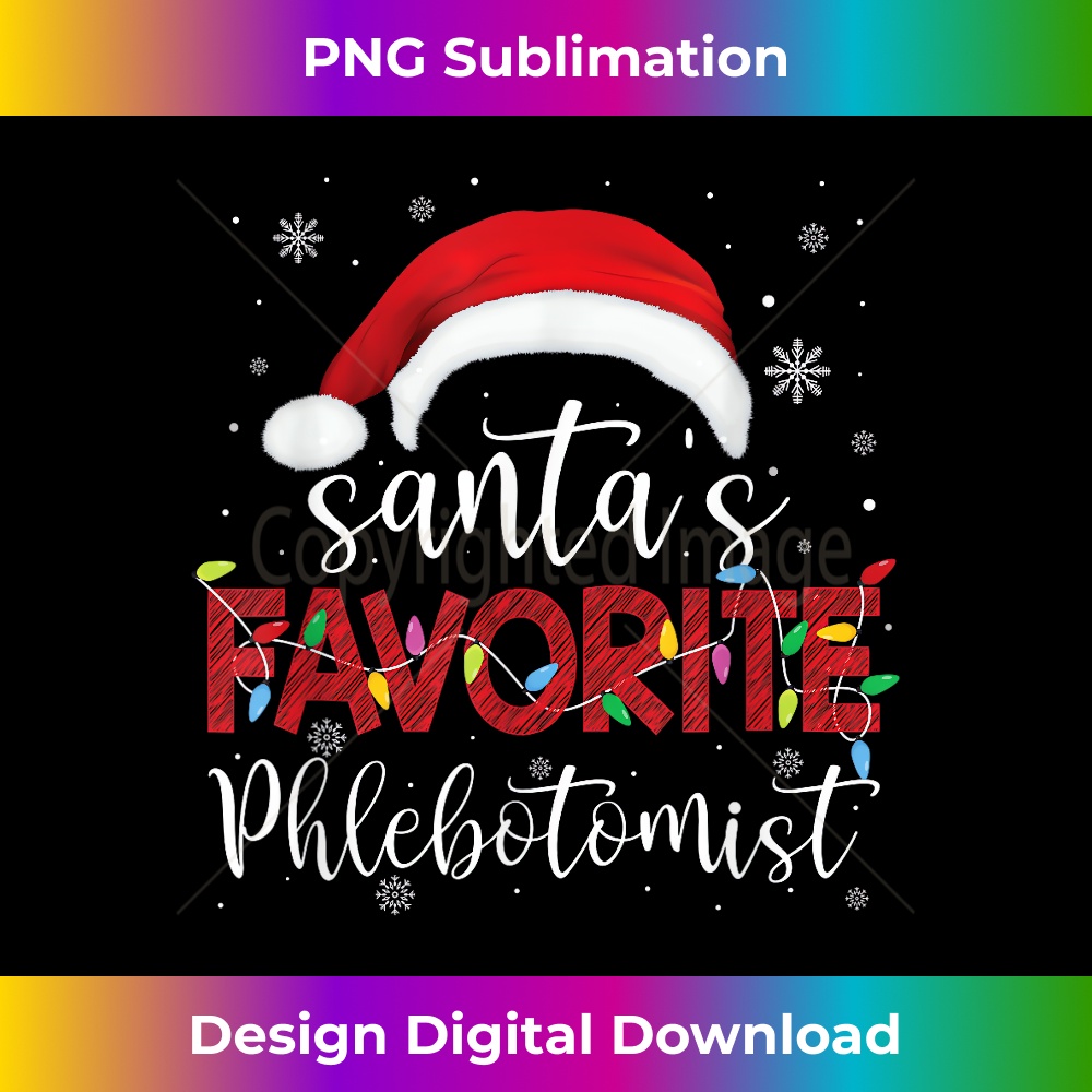 Ugly Sweater Christmas Santa's Favorite Phlebotomist - Eco-F | Inspire ...