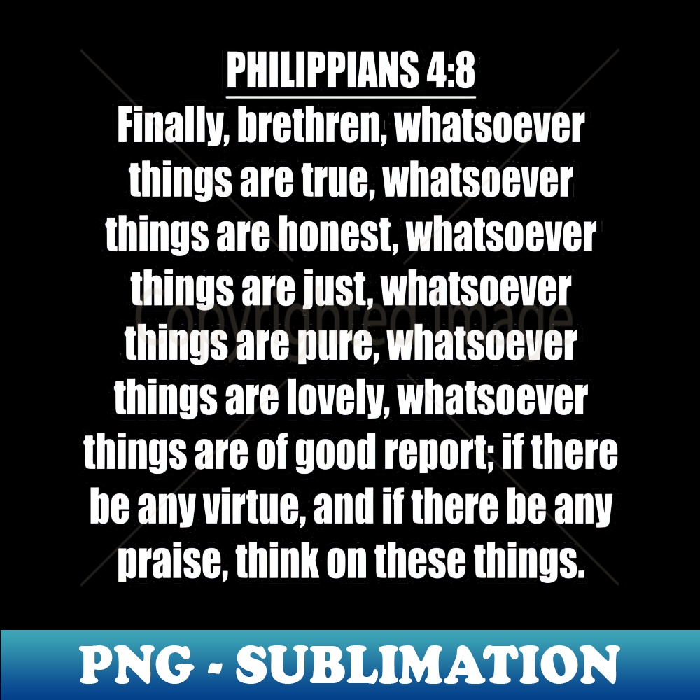 Philippians 48 KJV King James Version Bible Verse Typography | Inspire ...