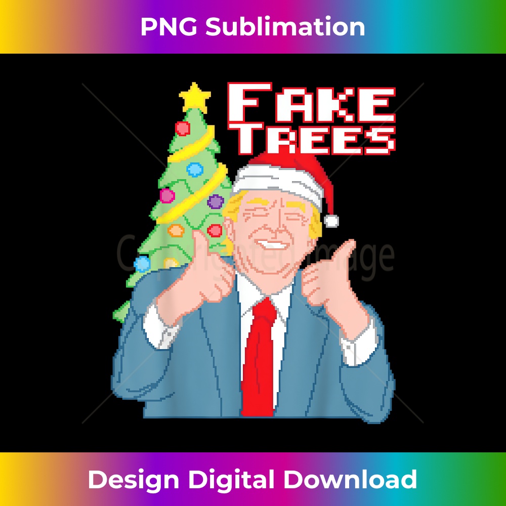 Fake Trees US President Donald Trump Ugly Christmas Sweat - | Inspire ...