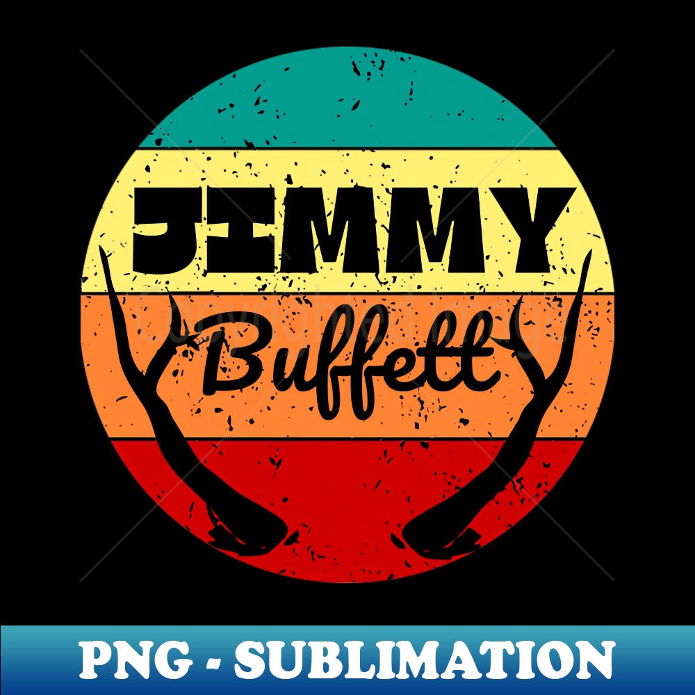Jimmy Buffett - PNG Transparent Sublimation Design - Unleash - Inspire ...