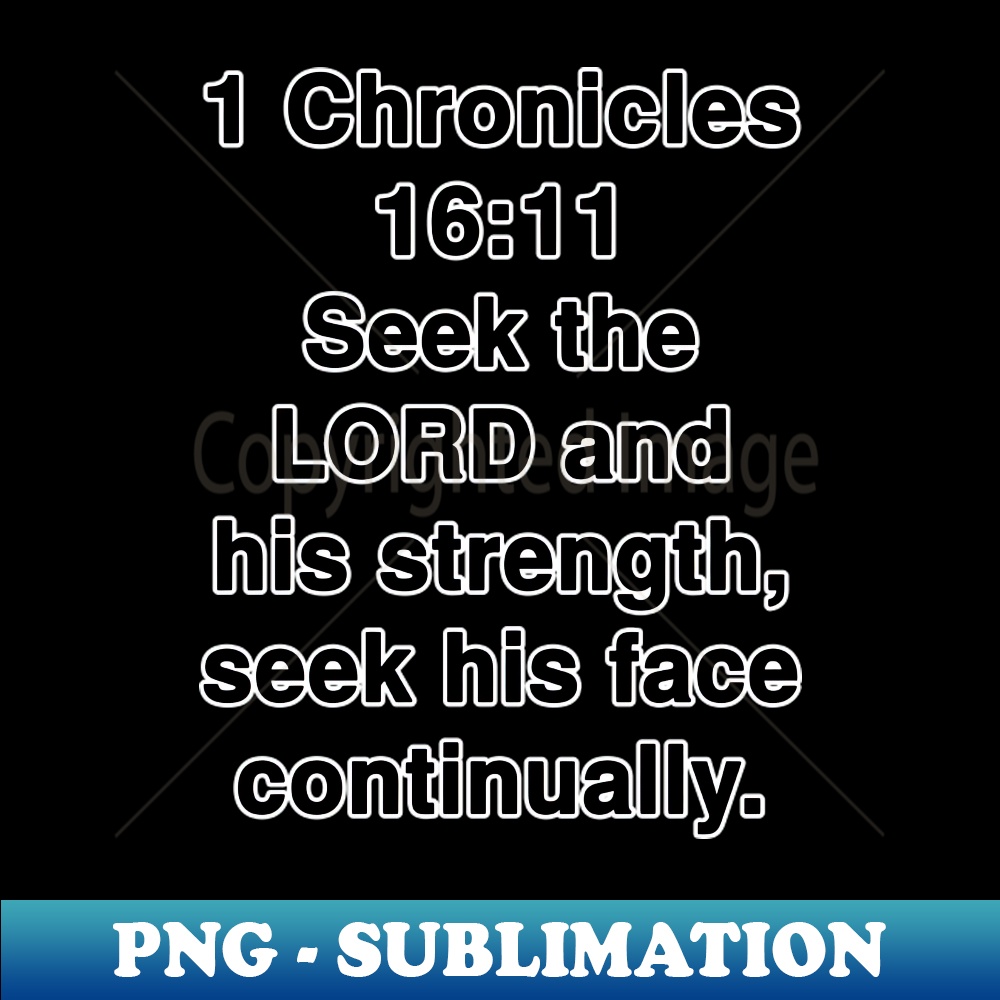 1 Chronicles 1611 King James Version Bible Verse Typography | Inspire ...