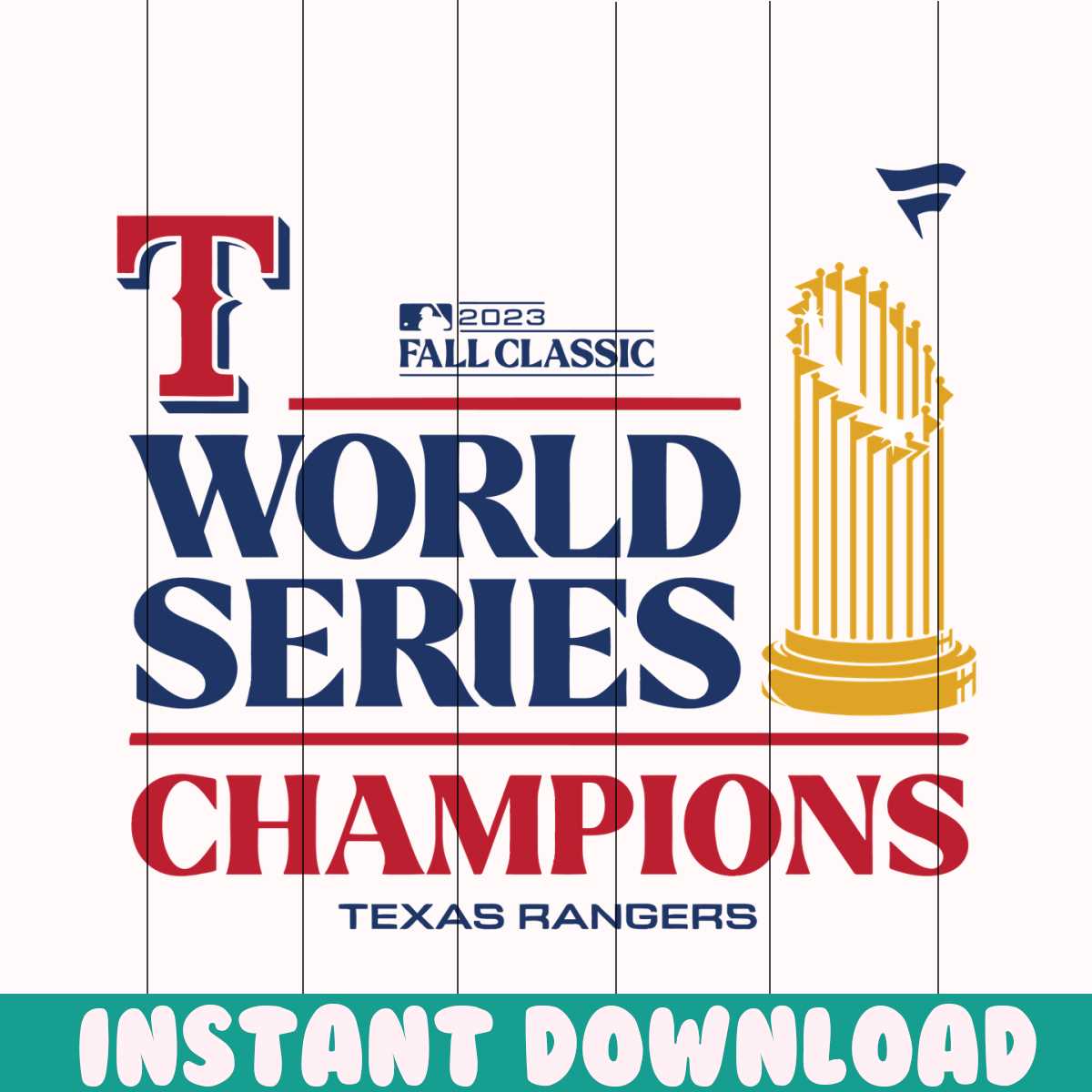 Texas Rangers 2023 World Series Champions Locker Room SVG | Inspire Uplift