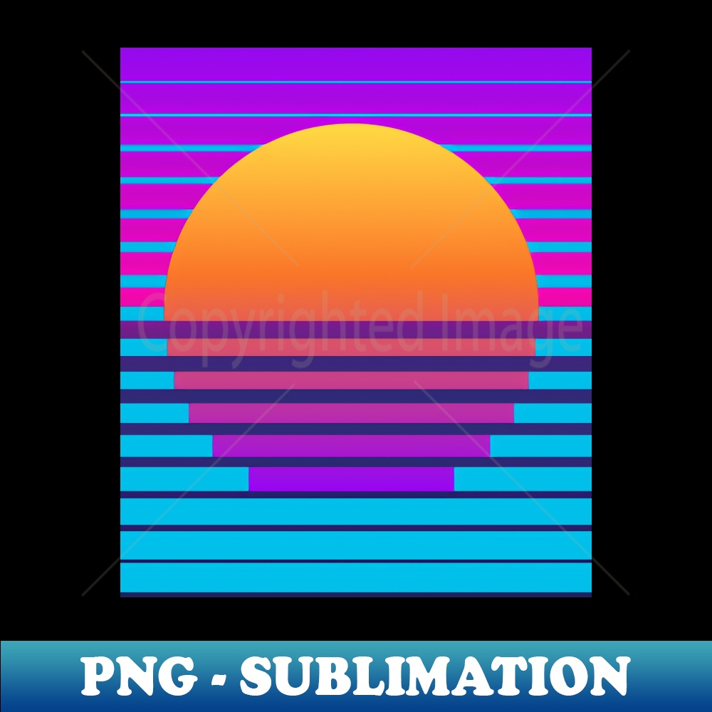 Synthwave Retrowave Abstract Aesthetic - PNG Transparent Sub | Inspire ...
