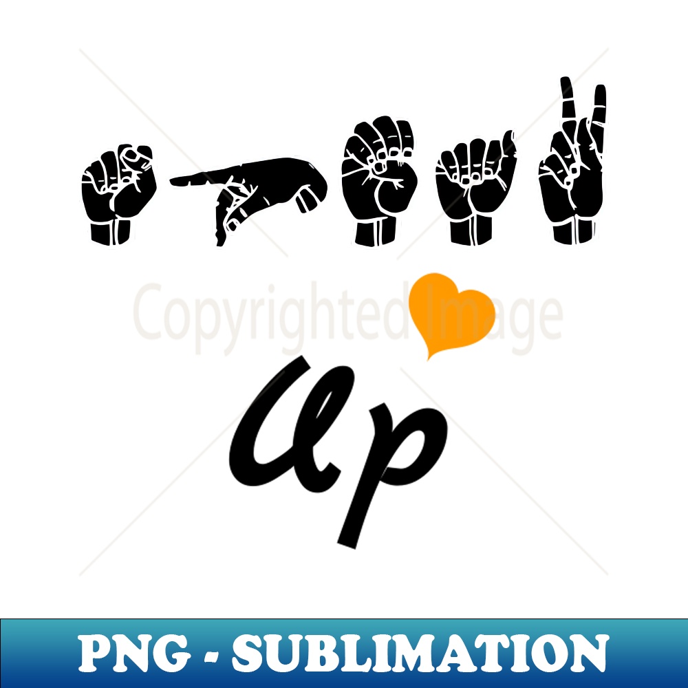 SPEAK UP text and ASL Sign language design - Retro PNG Subli | Inspire ...