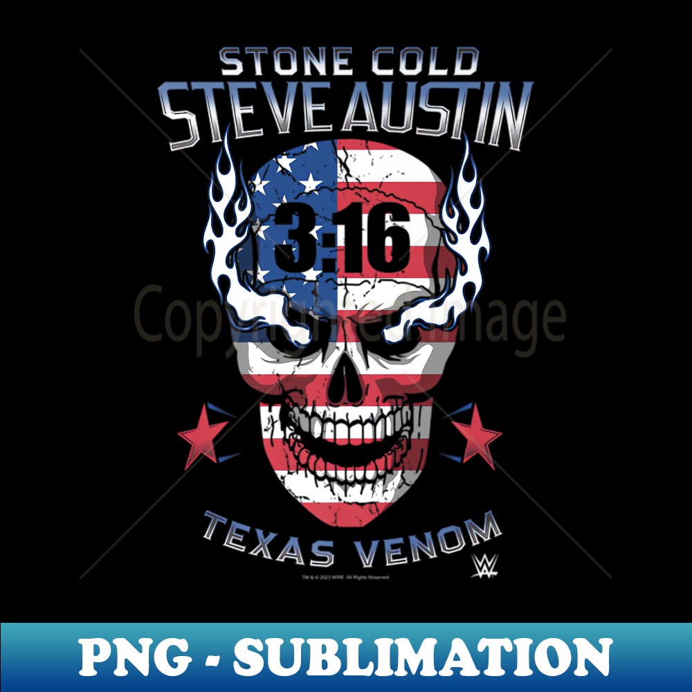 Stone Cold Steve Austin 316 Texas Venom Americana Skull - Pr | Inspire ...