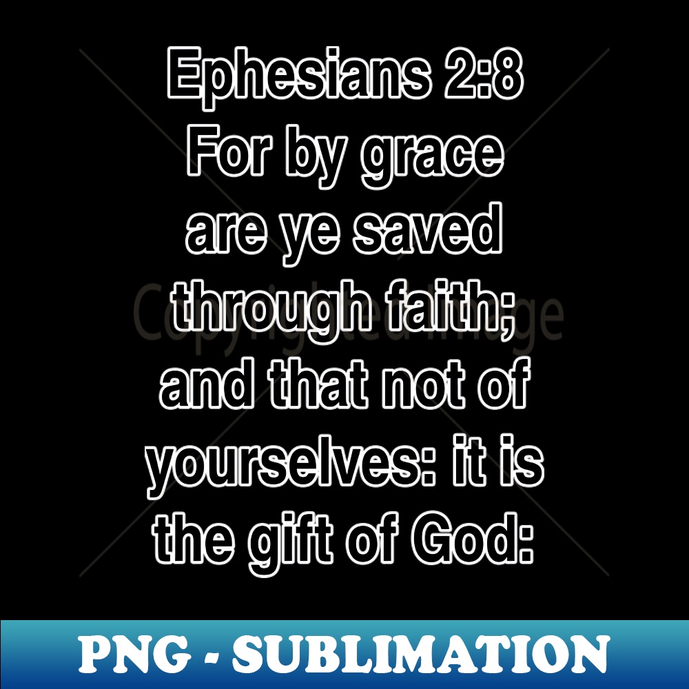Ephesians 28 King James Version KJV Bible Verse Typography G | Inspire ...
