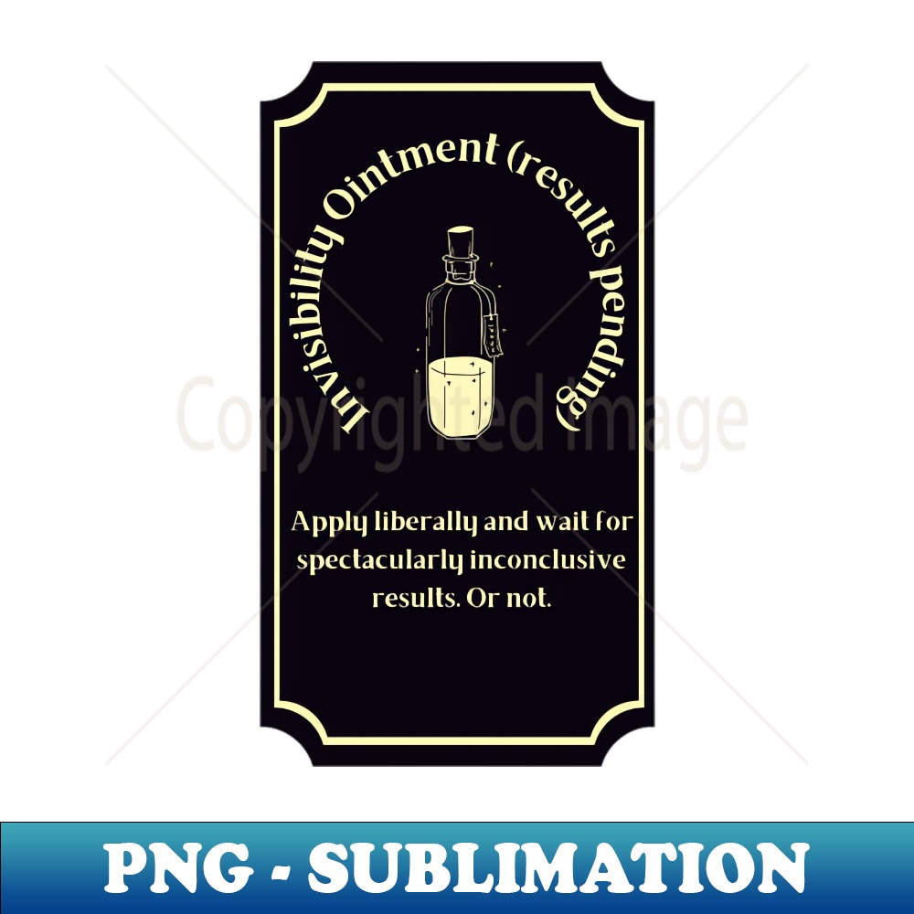 Potion Label Invisibility Ointment results pending Halloween | Inspire ...