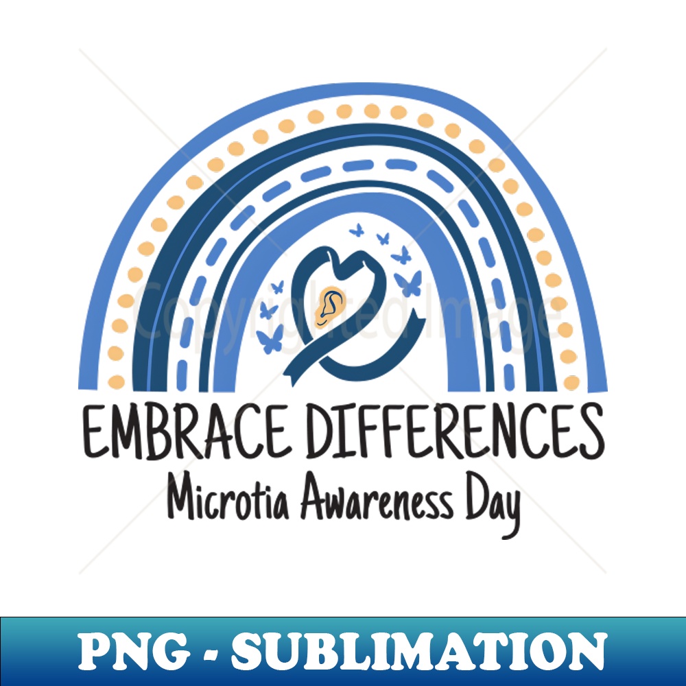 Embrace Differences - Microtia Awareness - Premium Sublimati - Inspire ...