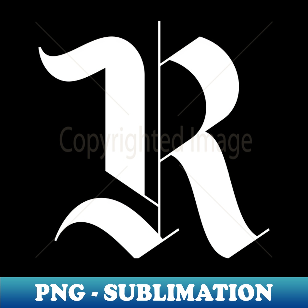 R gothic letter - Creative Sublimation PNG Download - Defyin - Inspire ...