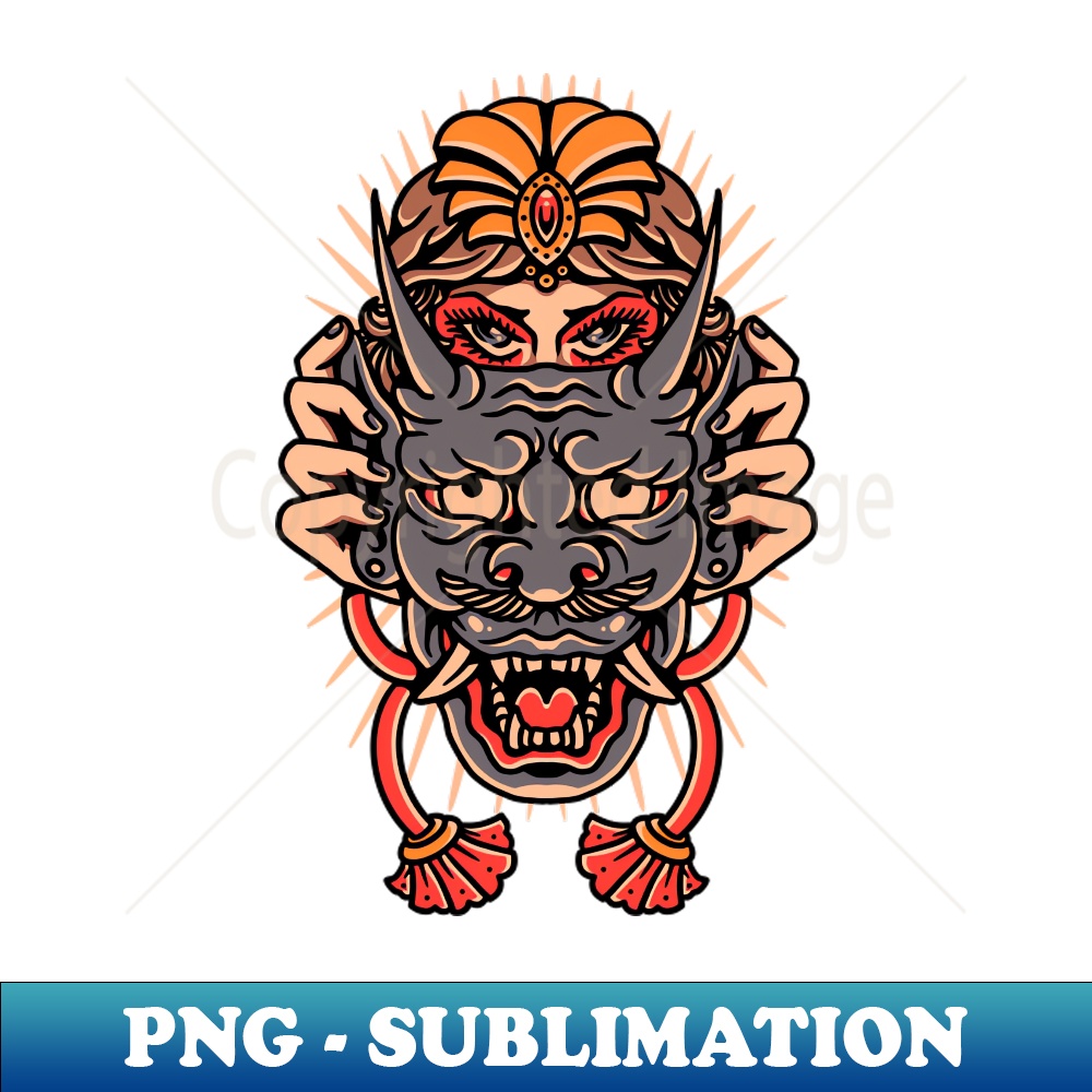 evil mask tattoo - Stylish Sublimation Digital Download - Un | Inspire ...