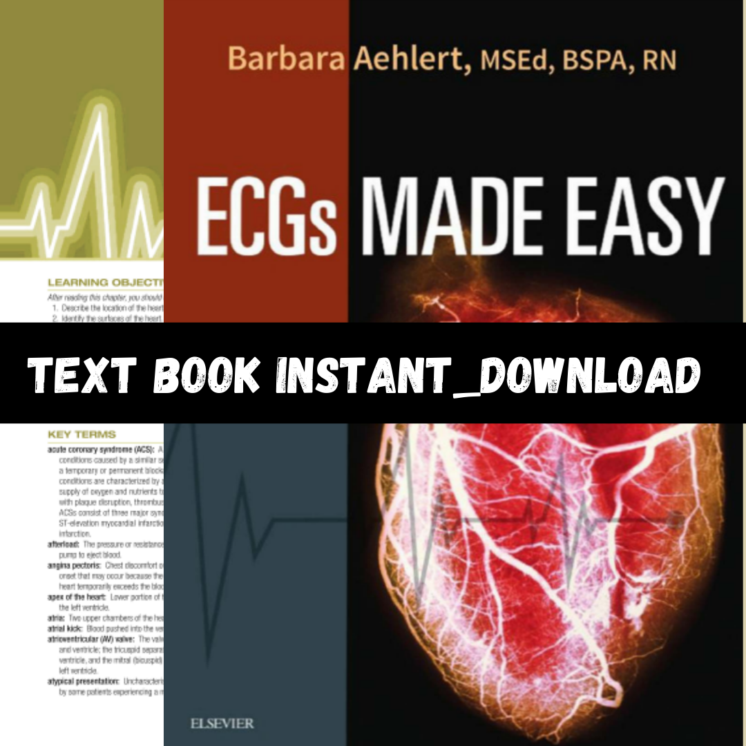 Textbook For ECGs Made Easy 6th Edition PDF | Instant Downlo | Inspire Uplift