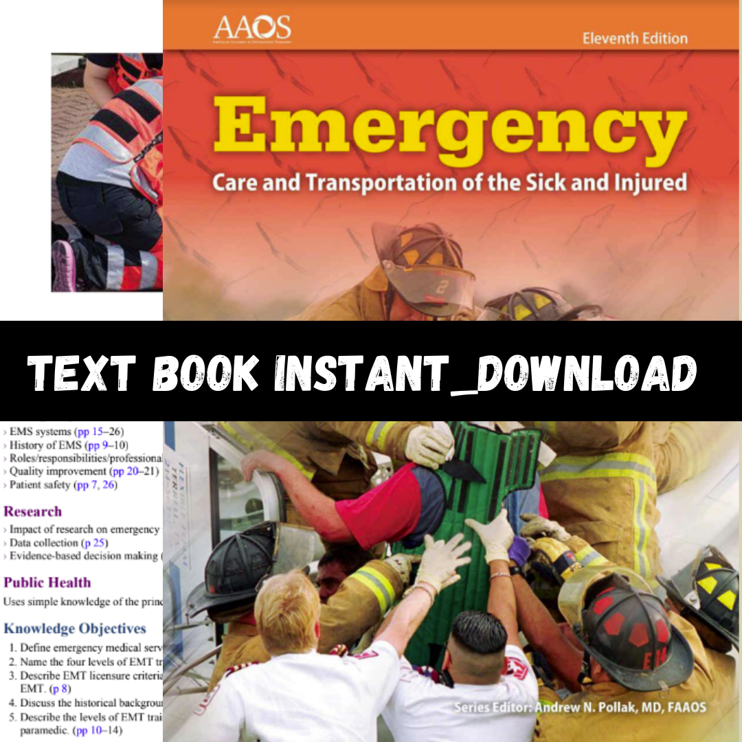 Textbook For Emergency Care and Transportation of the Sick a | Inspire ...