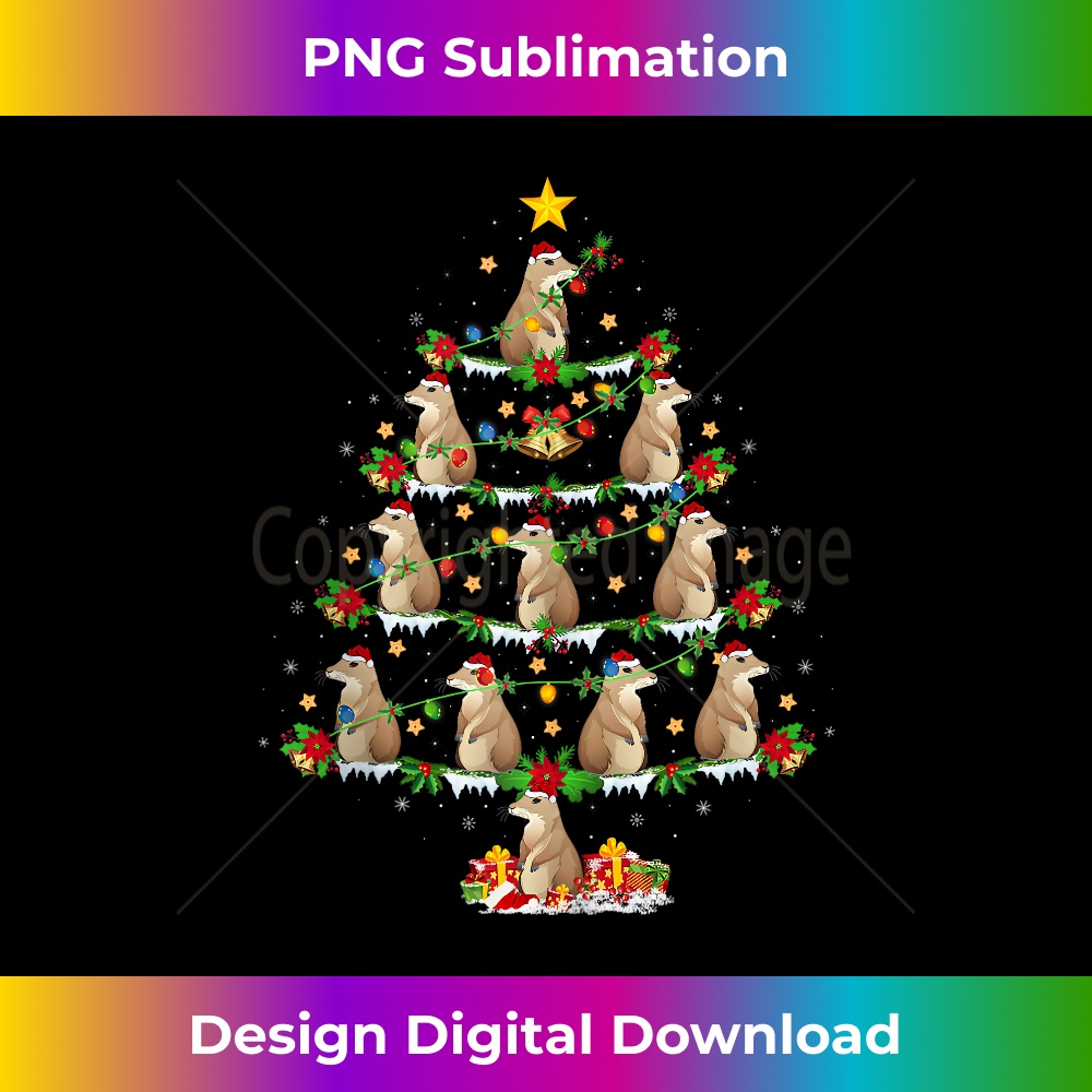 Holiday Xmas Lighting Santa Gopher Christmas Tree Tank T - D - Inspire ...