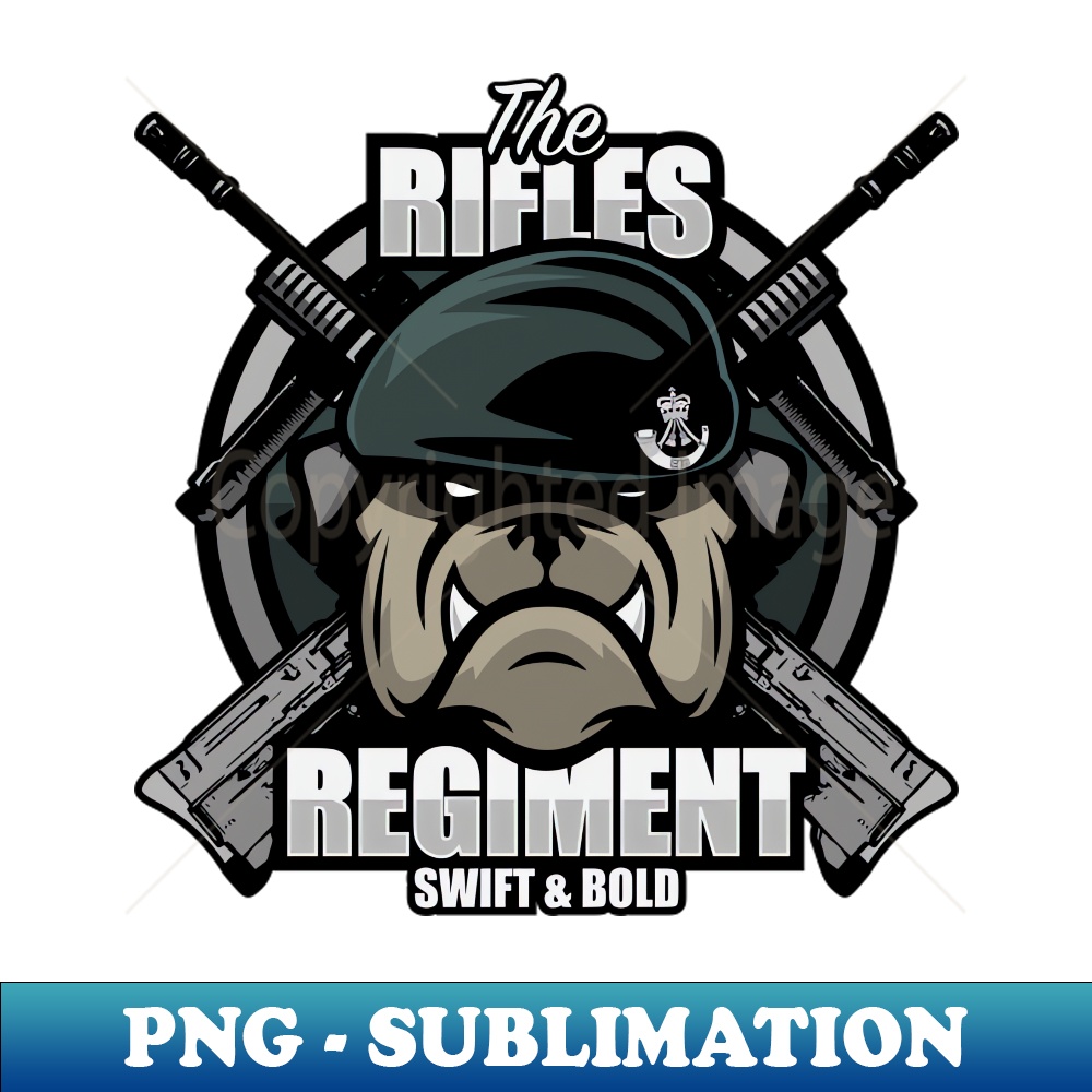The Rifles Regiment - PNG Transparent Sublimation Design - S - Inspire ...