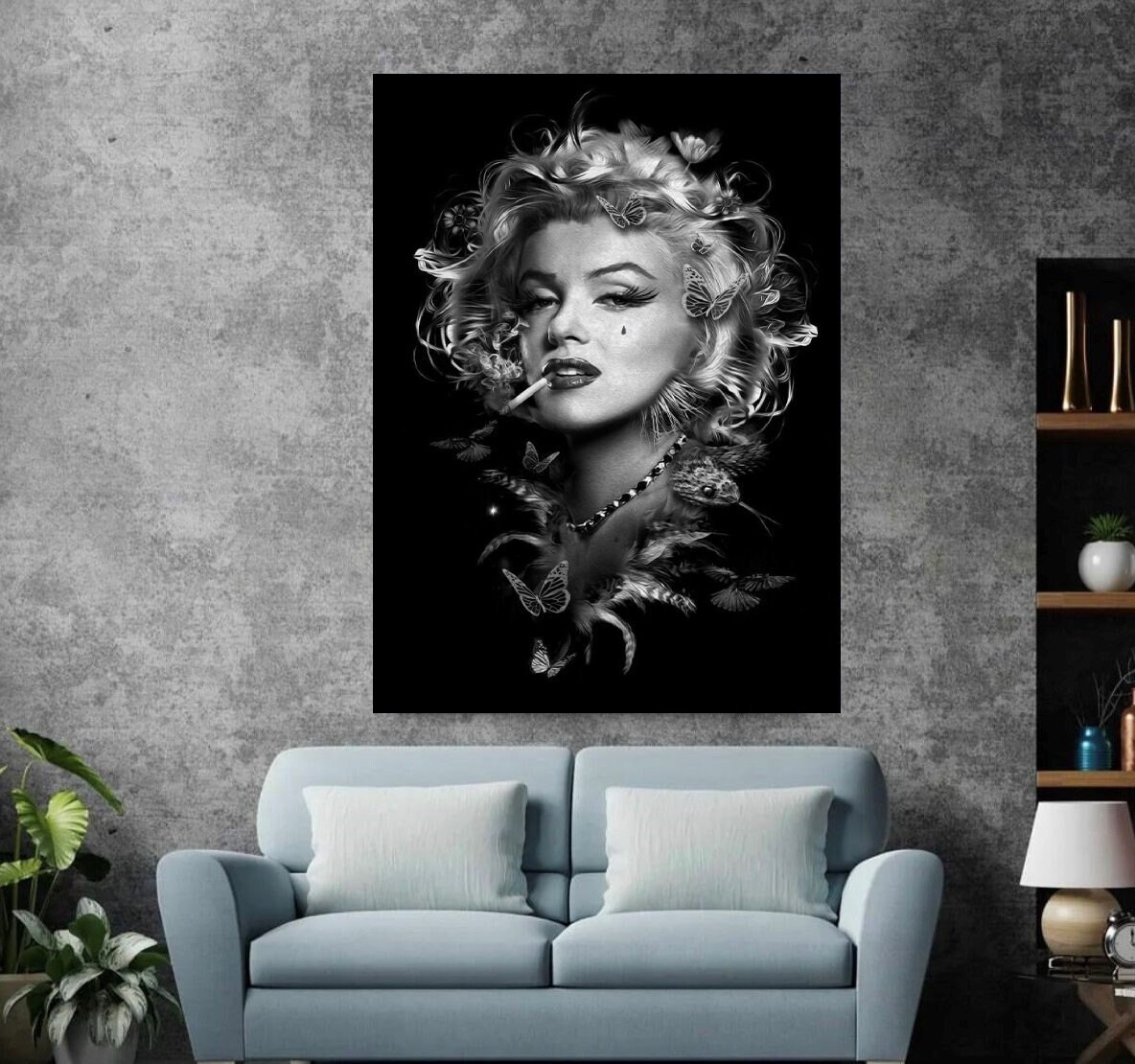 Marilyn Monroe Canvas Print Art, Marilyn Monroe Wall Art, Ma | Inspire ...