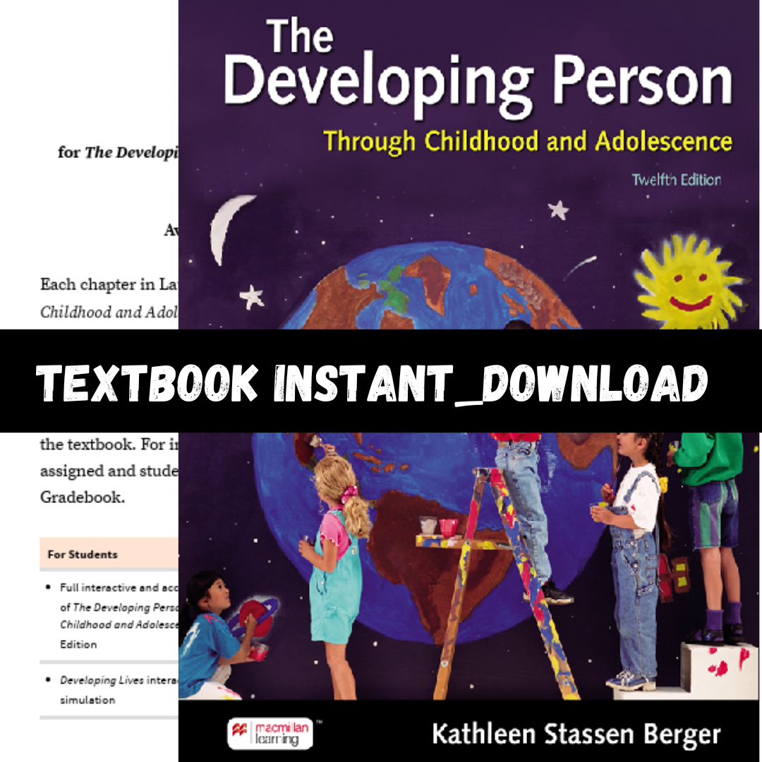 Textbook For Developing Person Through Childhood and Adolesc | Inspire ...