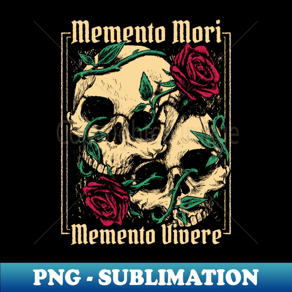 Latin Skulls Roses Memento Mori Memento Vivere - Special Edi | Inspire ...