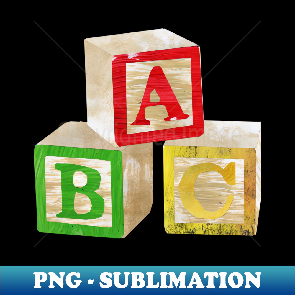 Alphabet blocks - Vintage Sublimation PNG Download - Revolut - Inspire ...