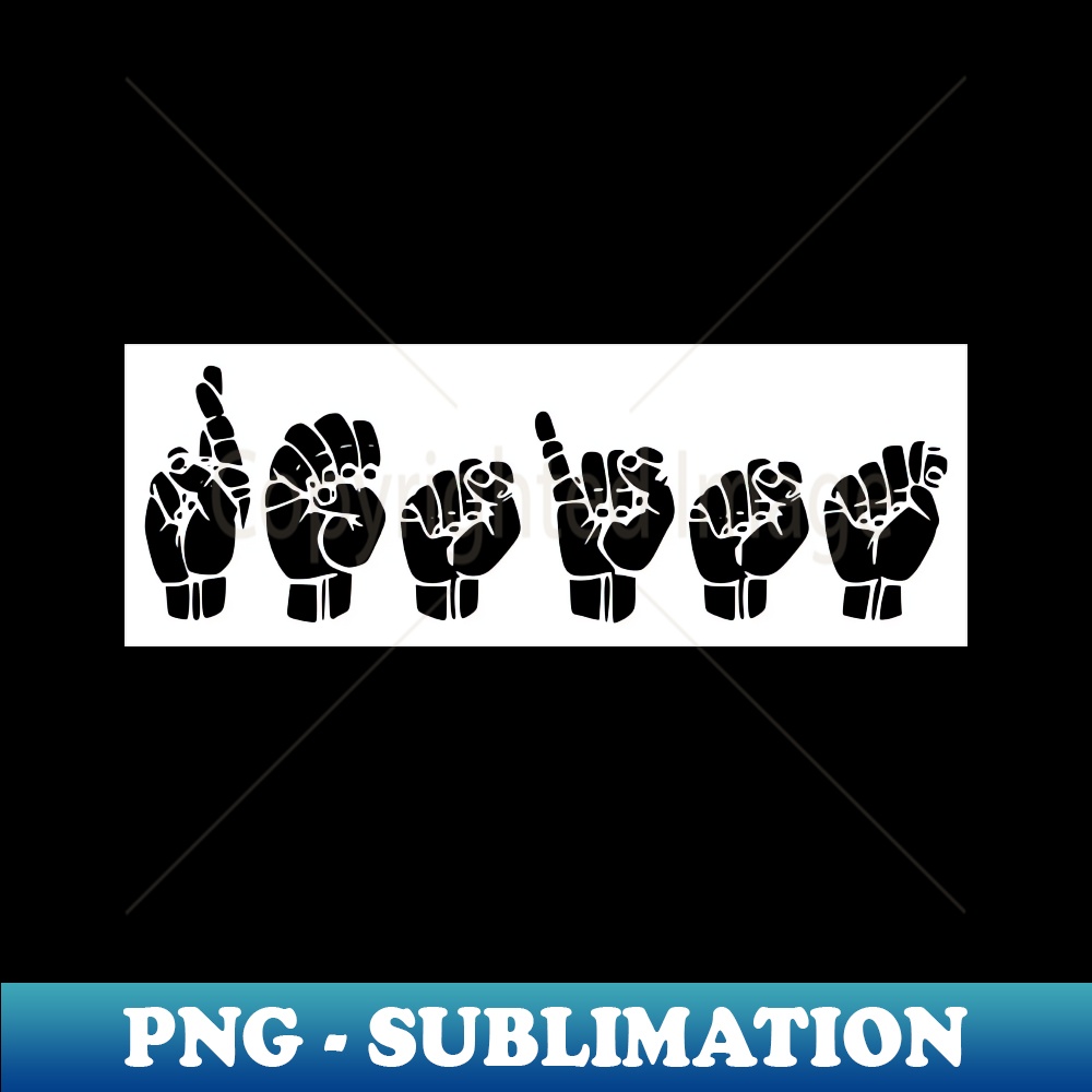 ASL RESIST American Sign Language Design - Premium Sublimati | Inspire ...