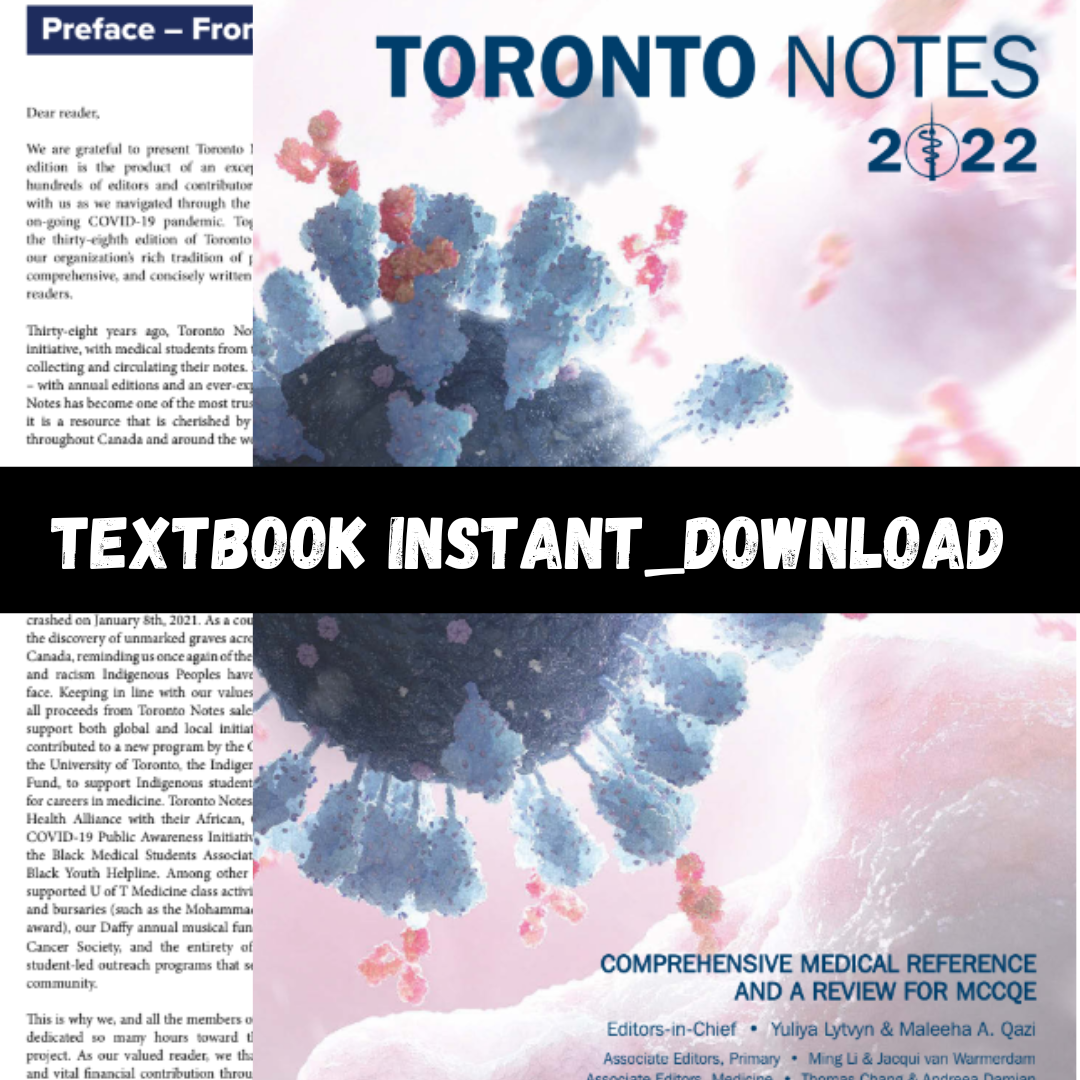 Textbook For Toronto , Essential Med Notes 2022: Clinical co | Inspire ...