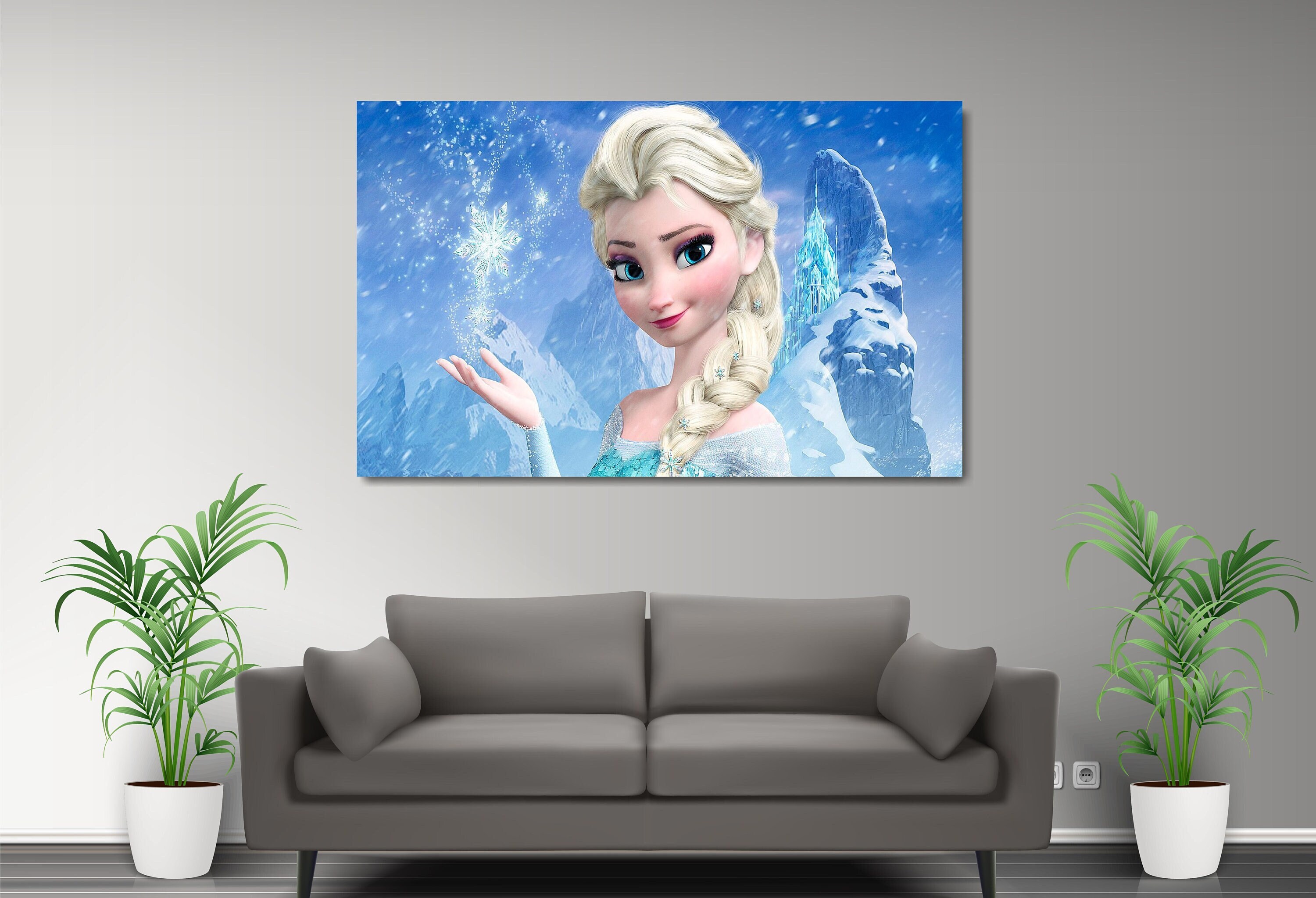 Wall Art Canvas, Wall Decor, 3D Canvas, Elsa, Princess Elsa | Inspire ...