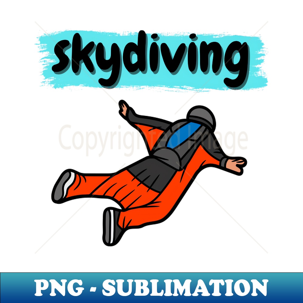 Skydiving Free Fall - Signature Sublimation PNG File - Stunn | Inspire ...
