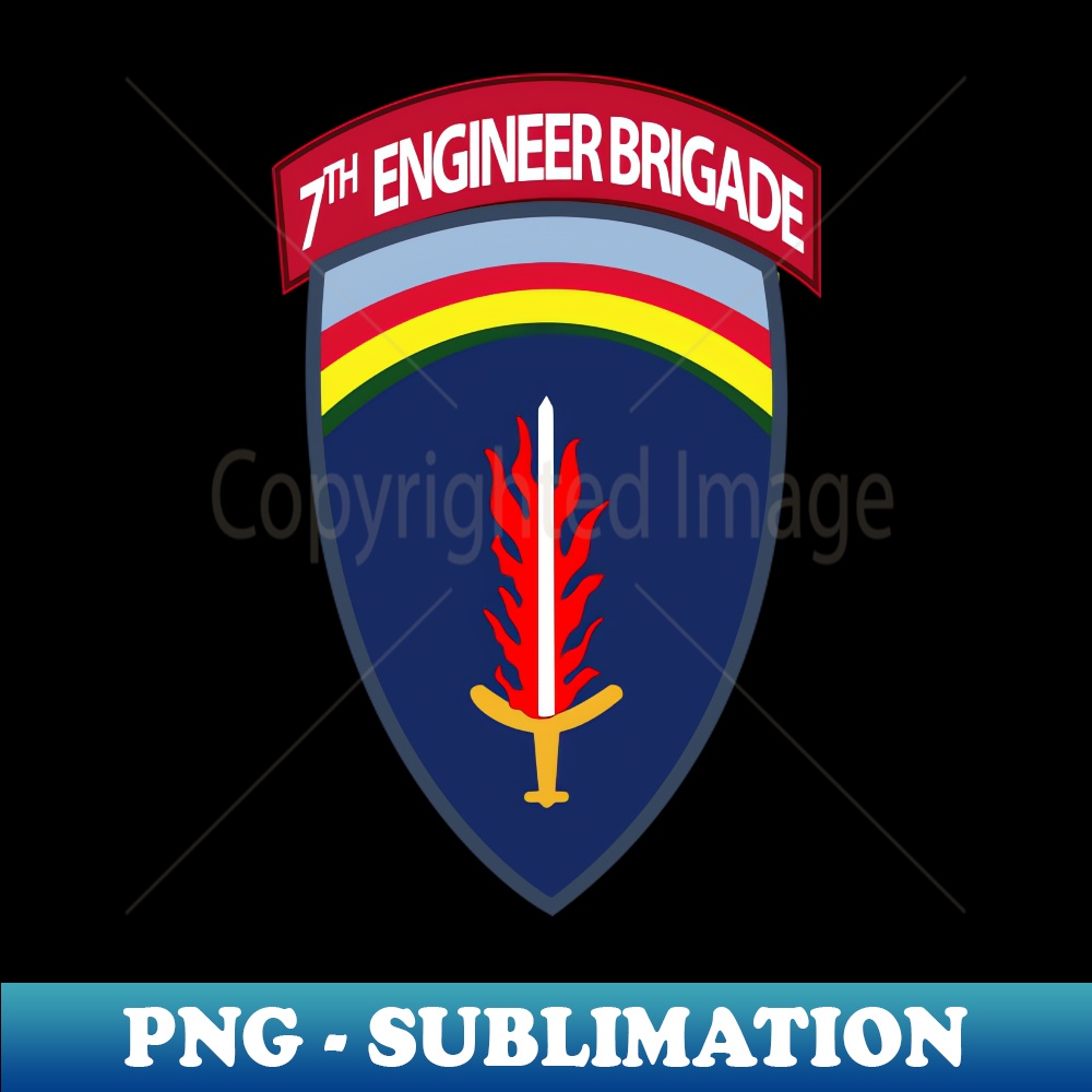 7th Engineer Bde w Tab wo Txt X 300 - Premium PNG Sublimati | Inspire ...