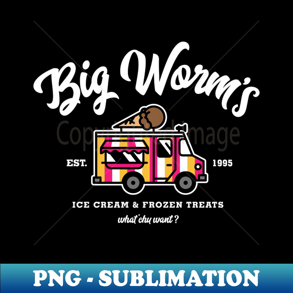 Big Worms Ice Cream Frozen Treats - Signature Sublimation P - Inspire ...