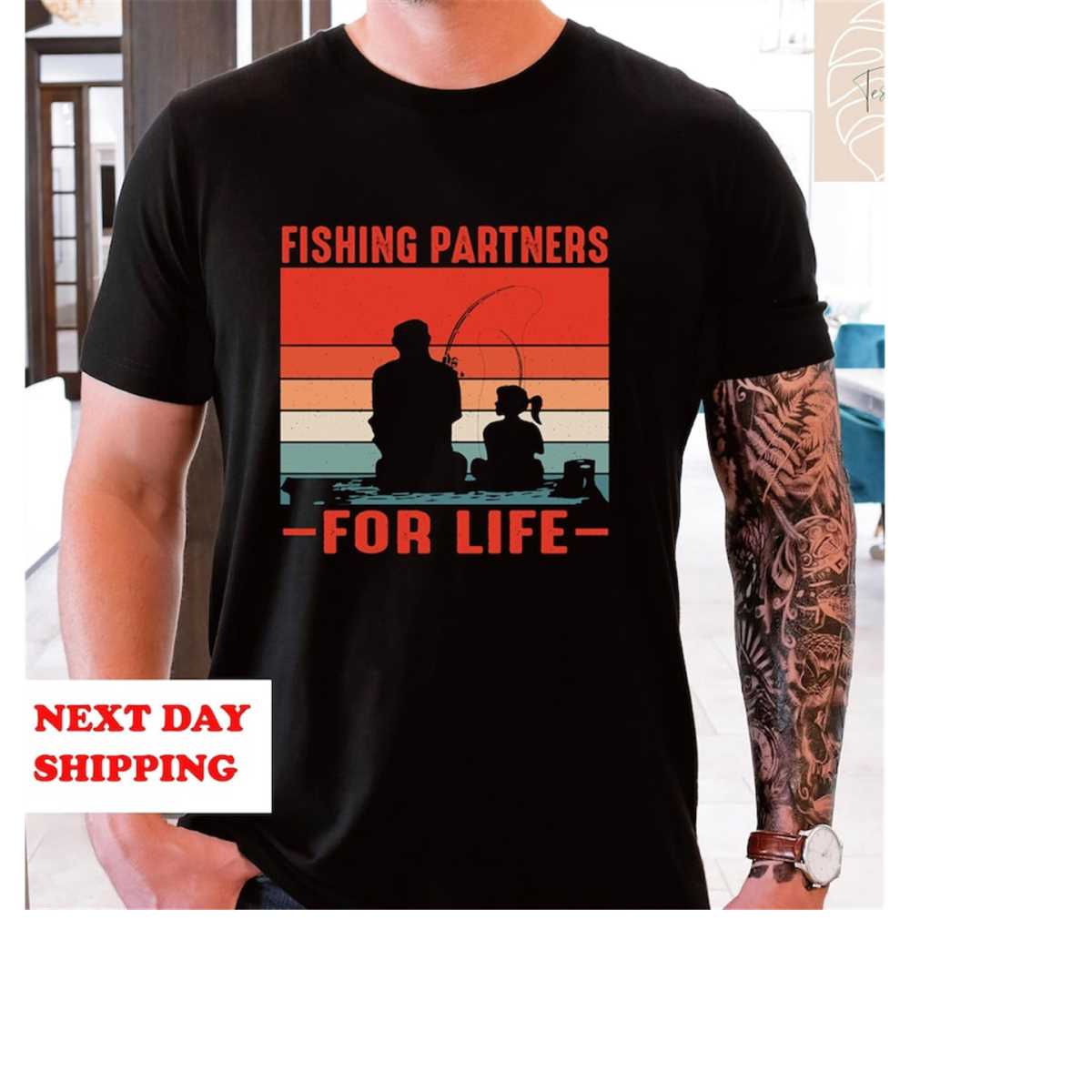Men's Fishing T Shirts Matching Father Daughter Fishing Part | Inspire ...