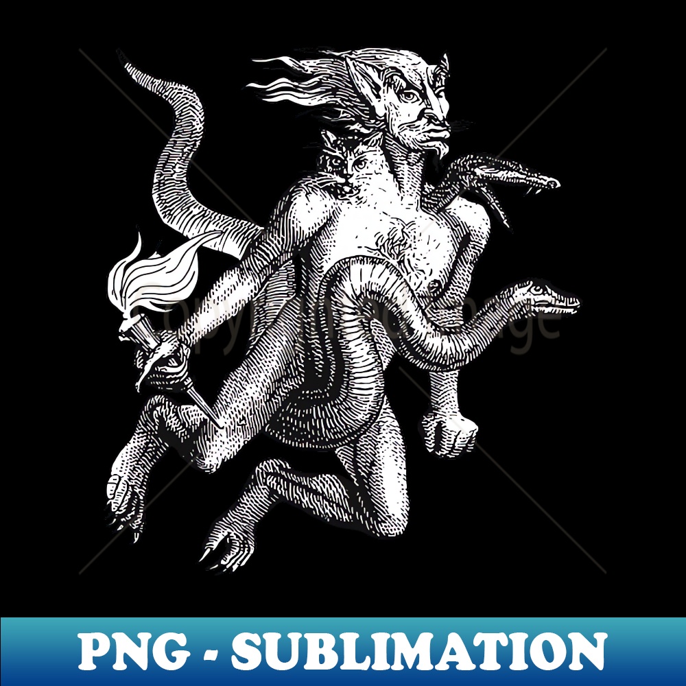 Three Headed Man Serpent And Cat Dictionnaire Infernal Cut O - Inspire ...