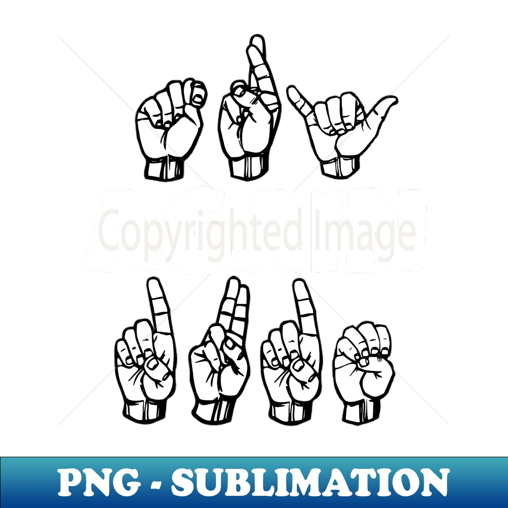 TRY Again DUDE text with Sign language black and white desig | Inspire ...