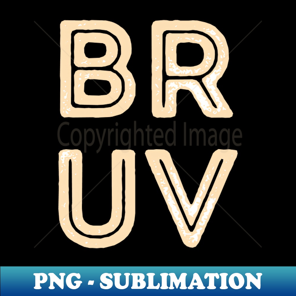 Rustic Capital Letters Word BRUV in Cream - Unique Sublimati - Inspire ...