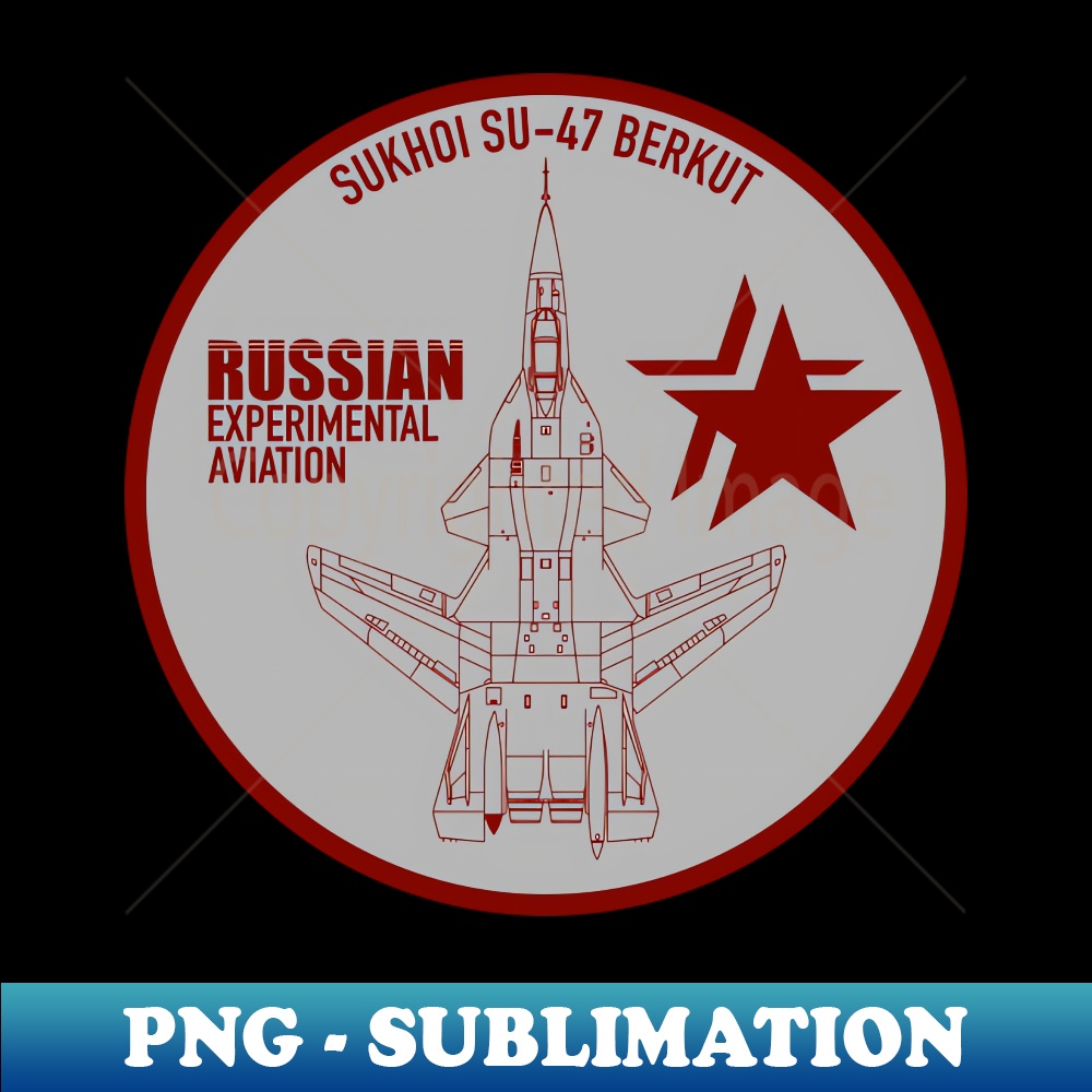 Sukhoi Su-47 Berkut - High-Resolution PNG Sublimation File - | Inspire ...