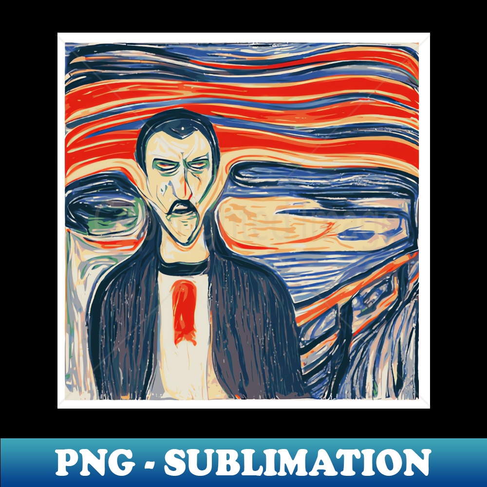 Count Dracula In The Style Of Edvard Munch - Artistic Sublim - Inspire ...