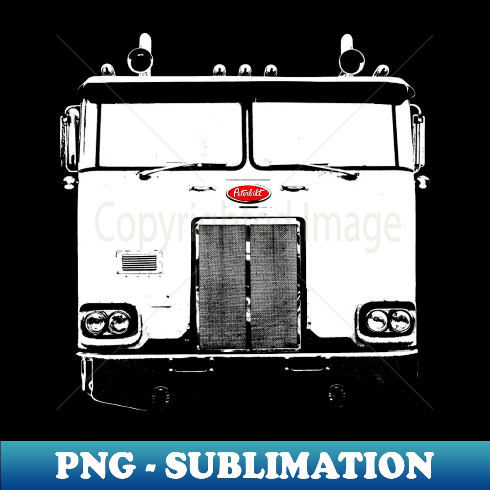 Cabover Pete classic 1980s American truck monoblock white - - Inspire ...