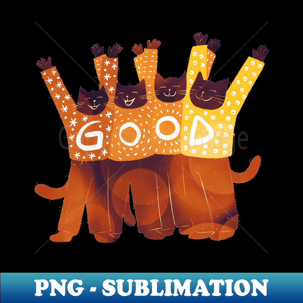 The four positive cats celebrate all that is GOOD in the wor | Inspire ...