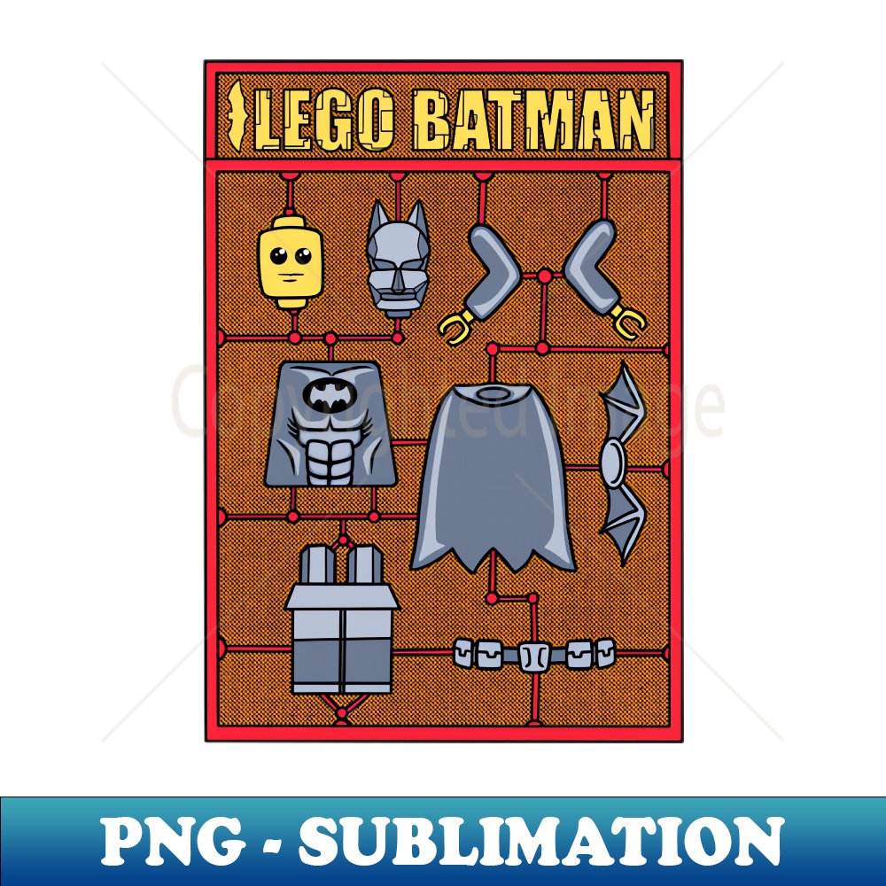 Lego Batman Patent Blueprint - PNG Transparent Sublimation D | Inspire ...