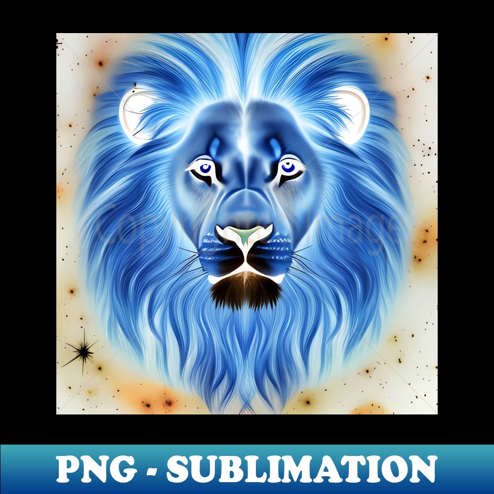 The Lion in Negative - PNG Transparent Sublimation Design - - Inspire ...