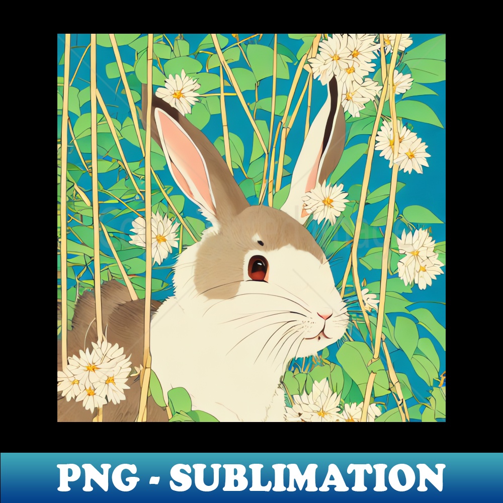 Floral Adventures of a Rabbit Bunny Mini Rex Rabbit Velvetee | Inspire ...