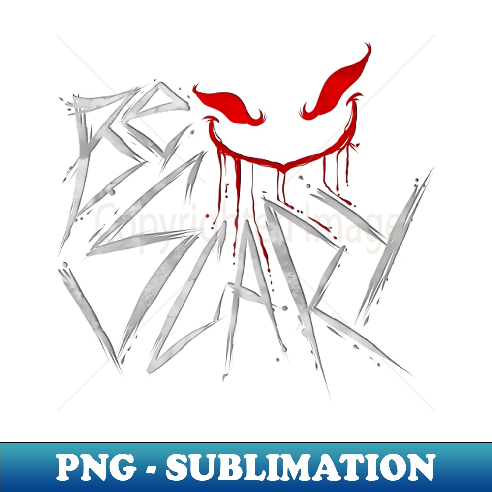 Be Scary Evil Face Letter Art Halloween - Elegant Sublimatio | Inspire ...