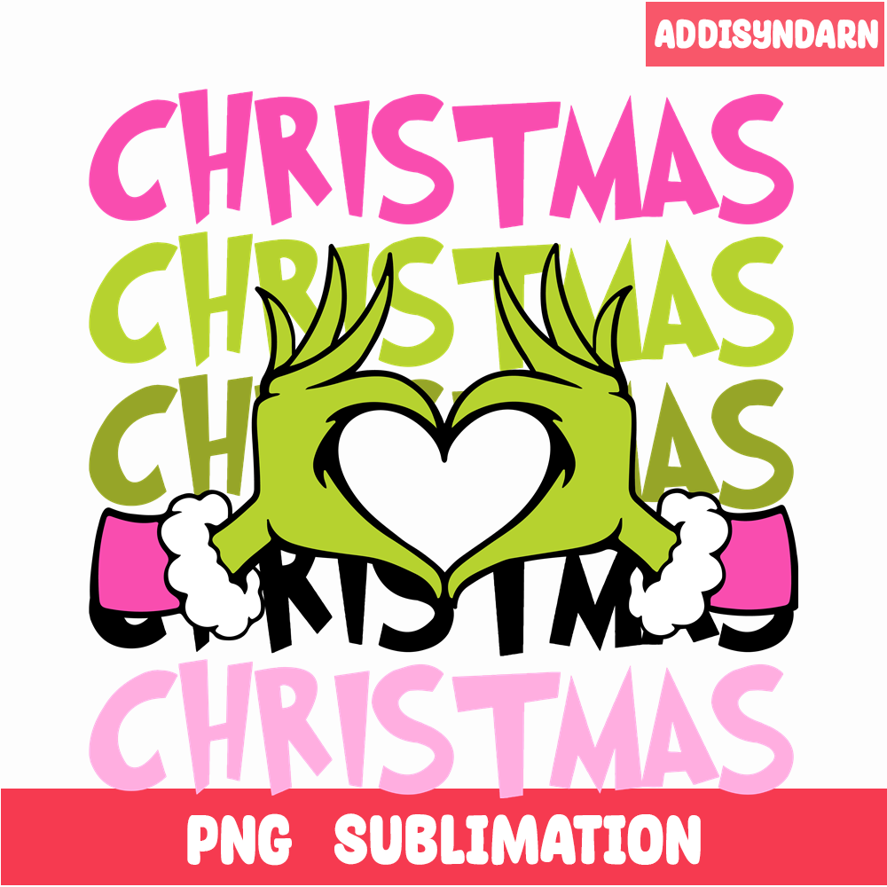 Grinch Heart Hand Sign SVG PNG DXF EPS JPG, Christmas Grinch | Inspire ...