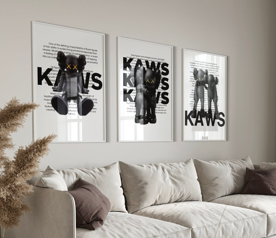 Hypebeast Toys Poster Set of 3 Hypebeast Figure Printable Wa | Inspire ...