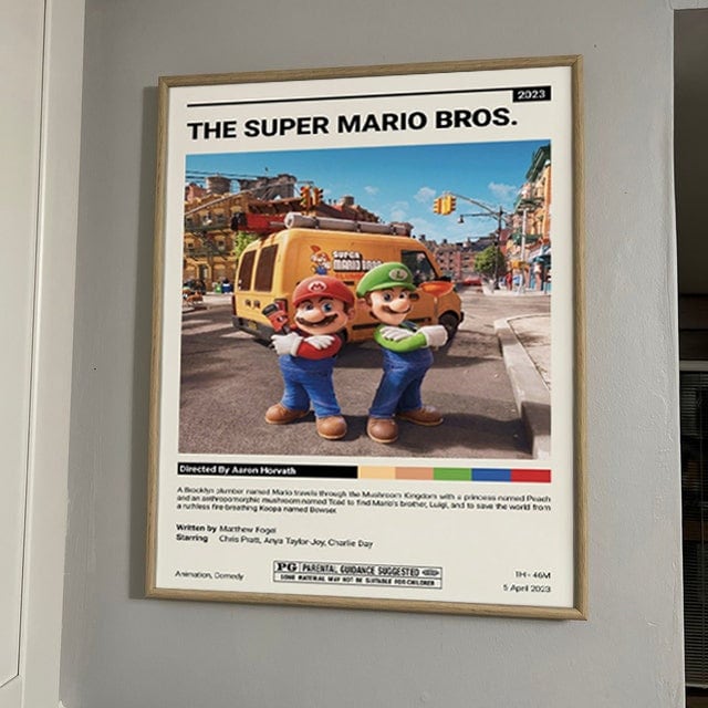 Super Mario Poster, The Super Mario Bros Movie Poster, Super - Inspire ...